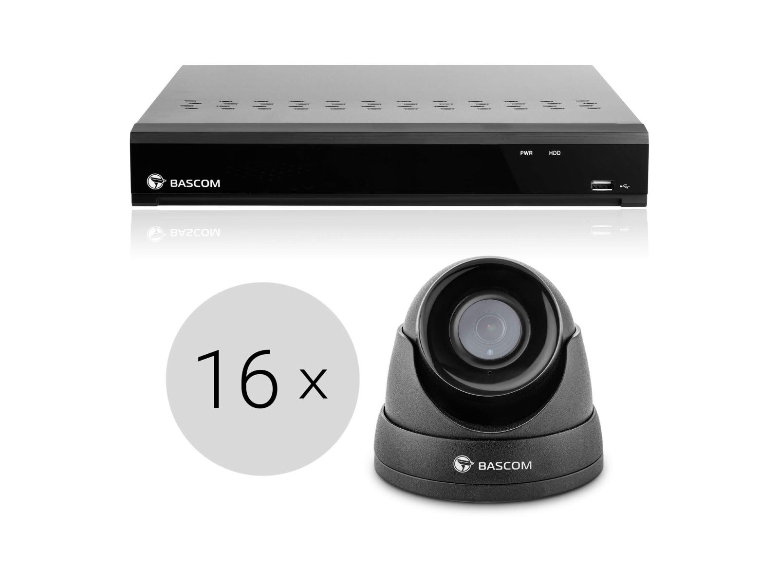 Trådløst 16-dome-system - Bascom